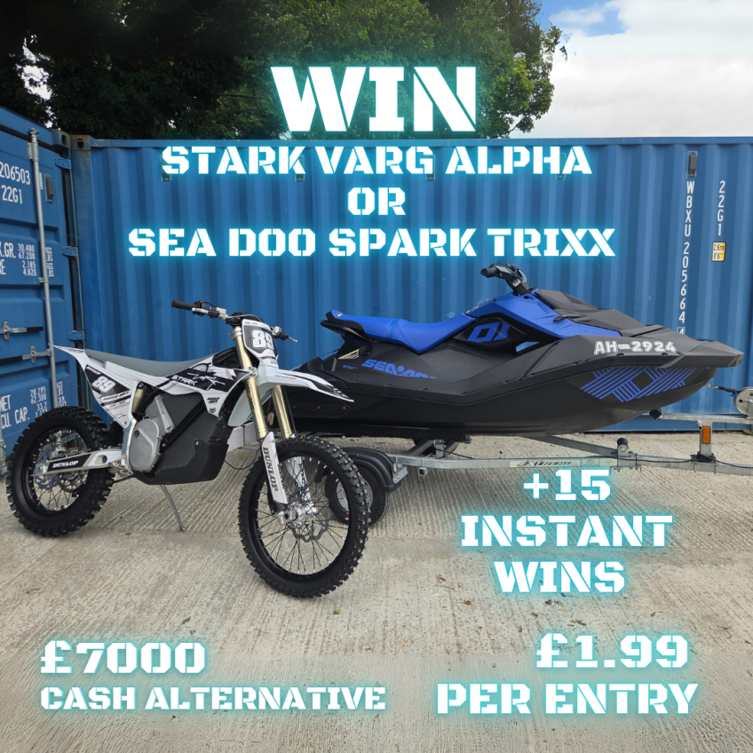 WIN STARK VARG or Sea Doo Spark Trixx – Kernow Raffles Ltd